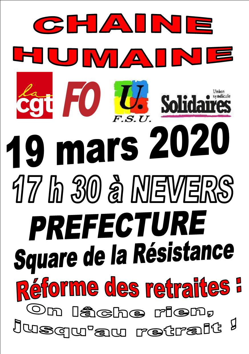 CHAINE HUMAINE – UD CGT Nièvre