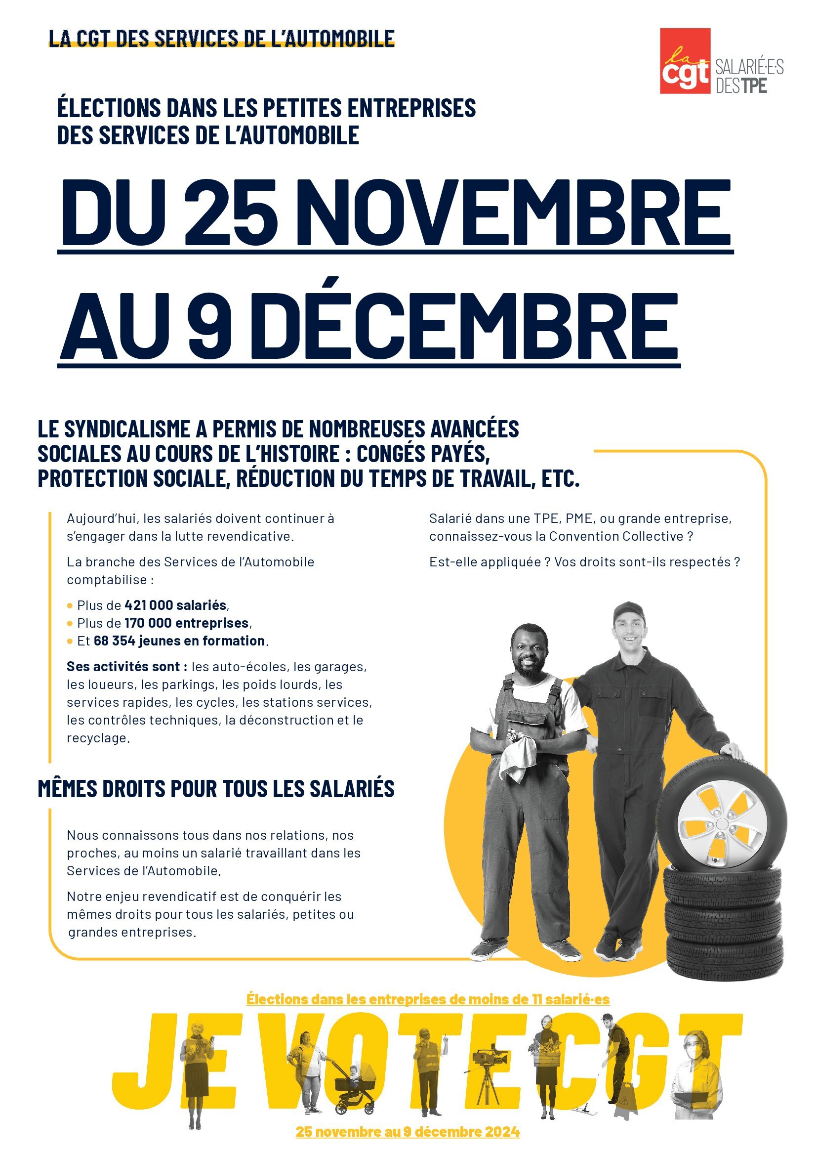 Vous êtes salariés dans un garage ou d’un service automobile dans une ...